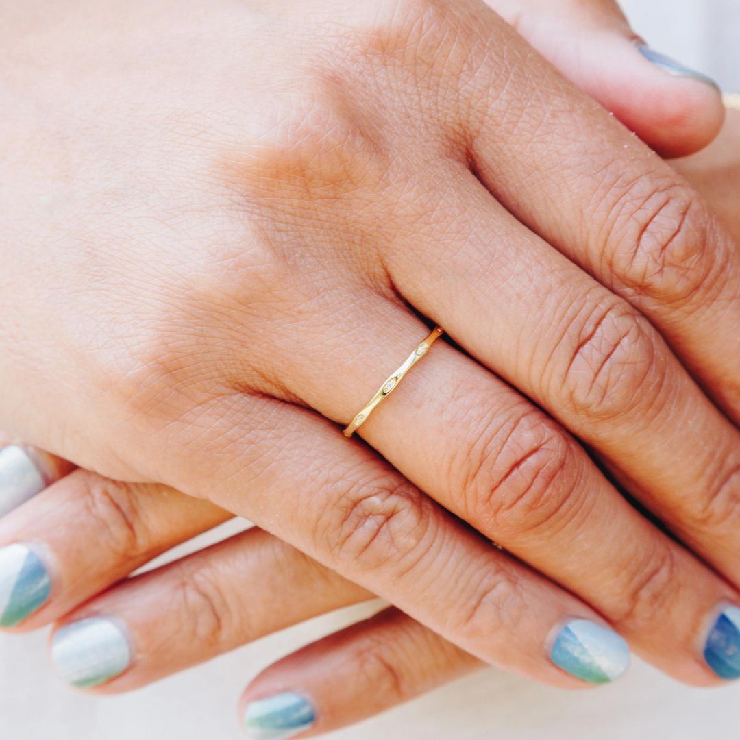 Bamboo Stacking Ring – narijewelry