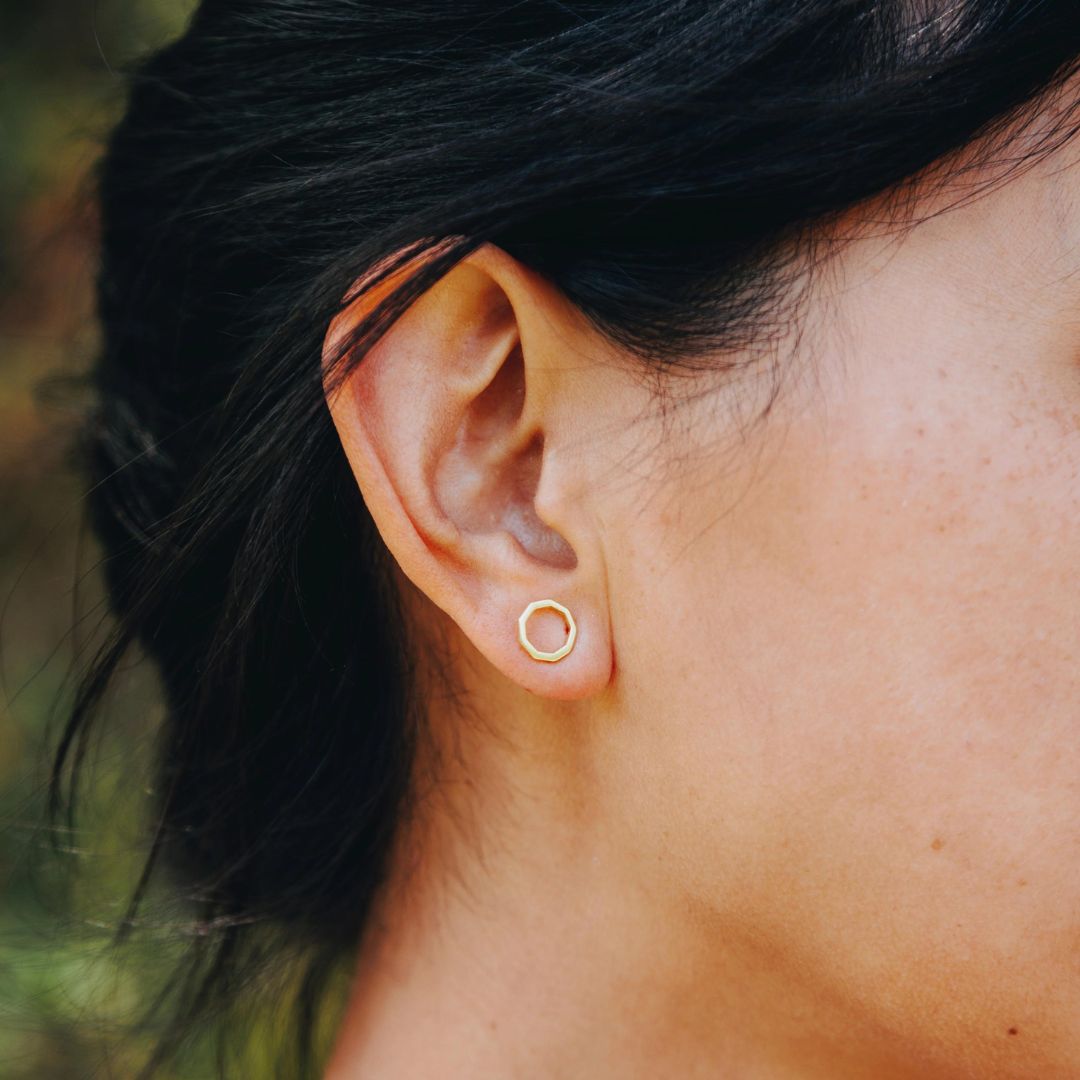 Nonagon Circle of Unity Earrings – narijewelry