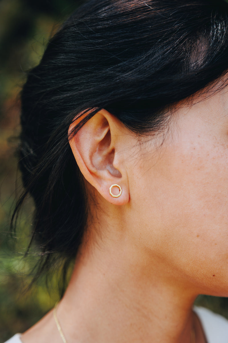 Nonagon Circle of Unity Earrings – narijewelry